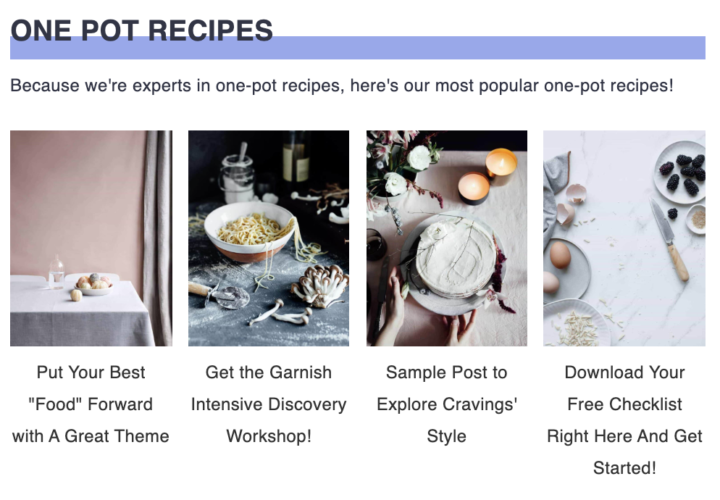 Modern Homepage Styling Guide - Feast Design Co.