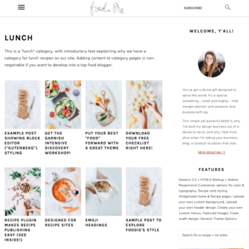 Configure the classic theme category Pages - Feast Design Co.