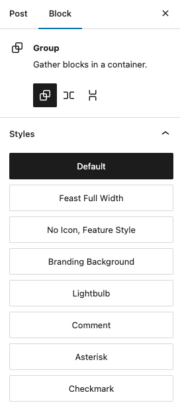 Using Blocks & Patterns (Feast+) - Feast Design Co.